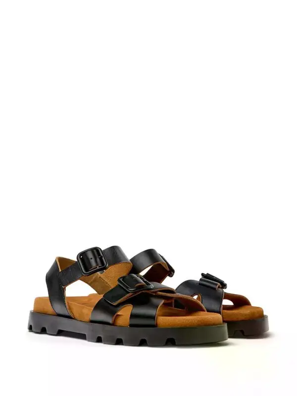 Camper Brutus Sandals With Dual Buckle Fastenings And Lug Sole