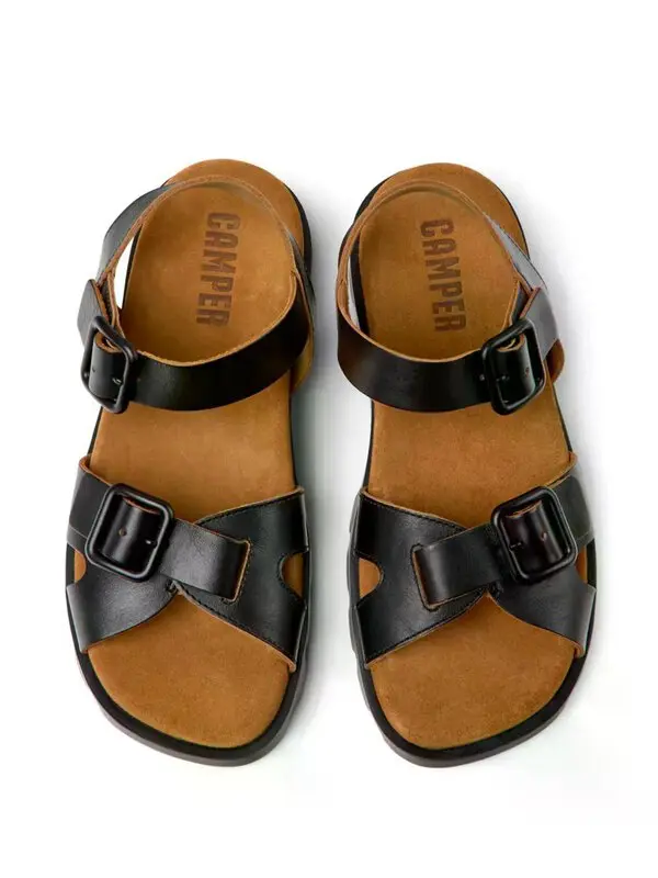 Camper Brutus Sandals With Dual Buckle Fastenings And Lug Sole