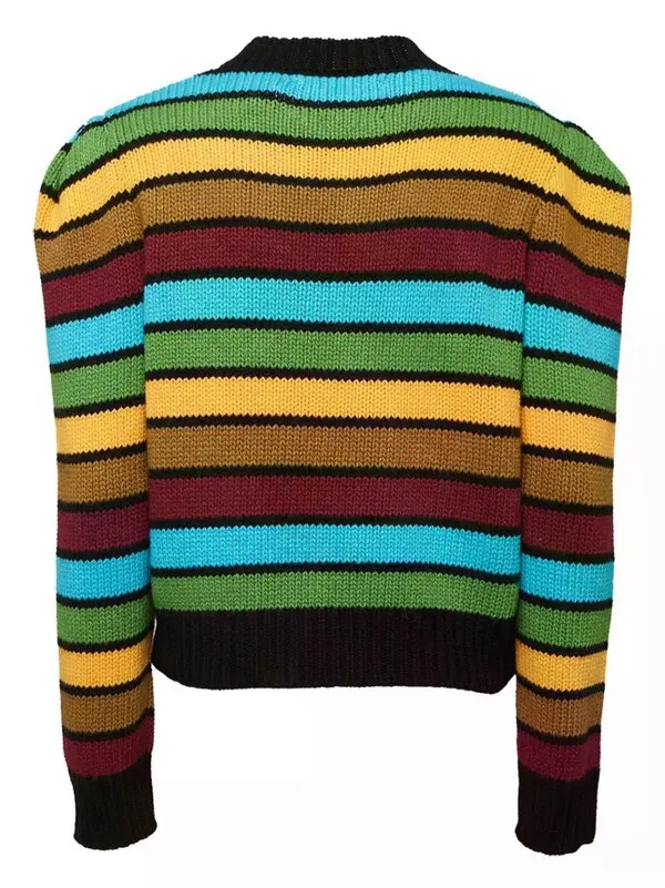 La DoubleJ Striped Knitted Jumper