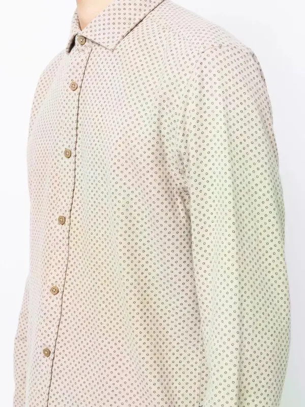 BOSS Micro-dot Cotton Shirt