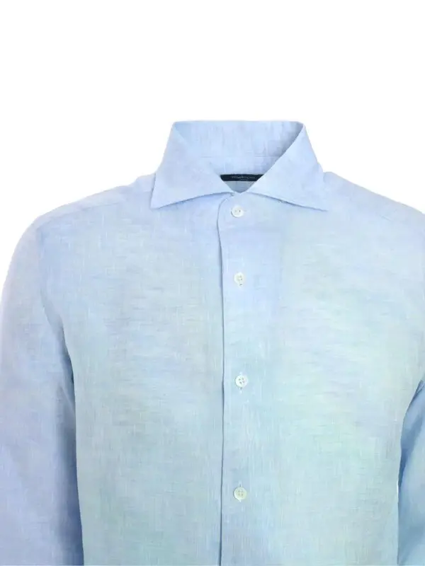 TOMBOLINI Linen Shirt - Blue