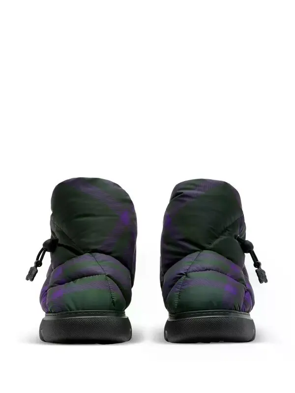 Burberry Check Pillow Boots