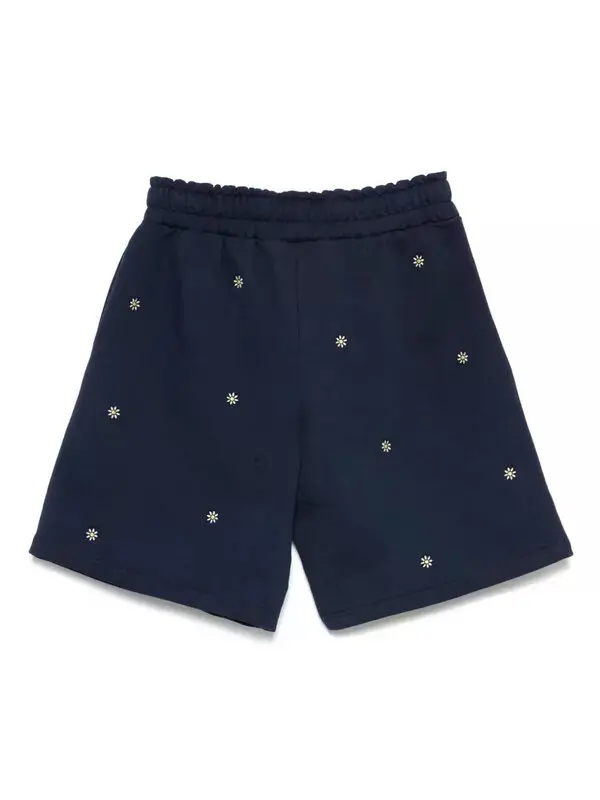 FAMILY FIRST Navy Floral Print Drawstring Shorts