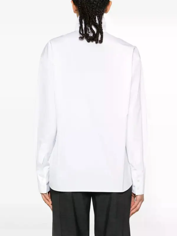 Fabiana Filippi High-neck Poplin Shirt