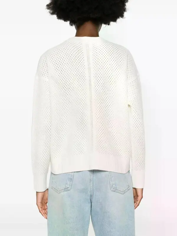 Fabiana Filippi Open Knit Dress With Bead Detailing
