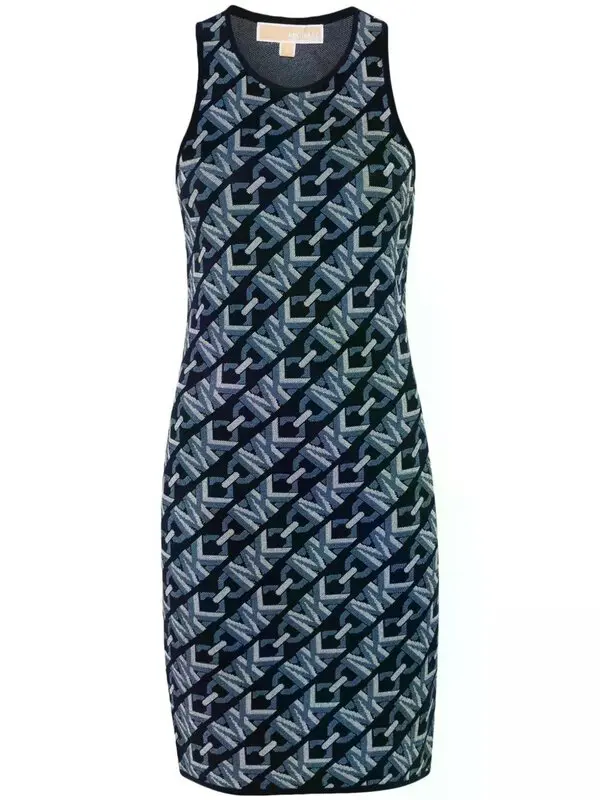 Michael Kors Monogram Sleeveless Dress