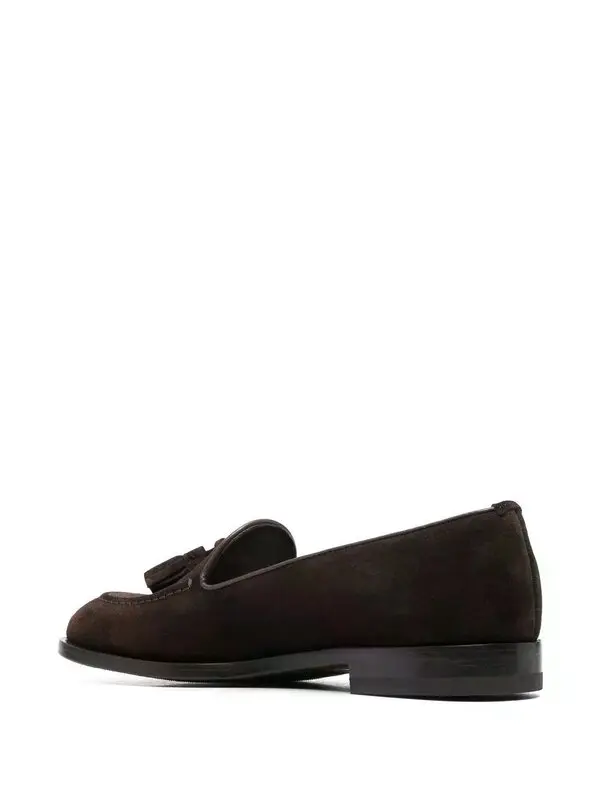 SCAROSSO Sienna Tasselled Leather Loafers