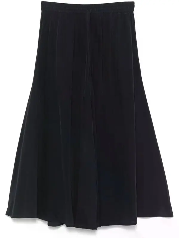 P.a.r.o.s.h Midi Skirt With Drawstring Waist - Blue