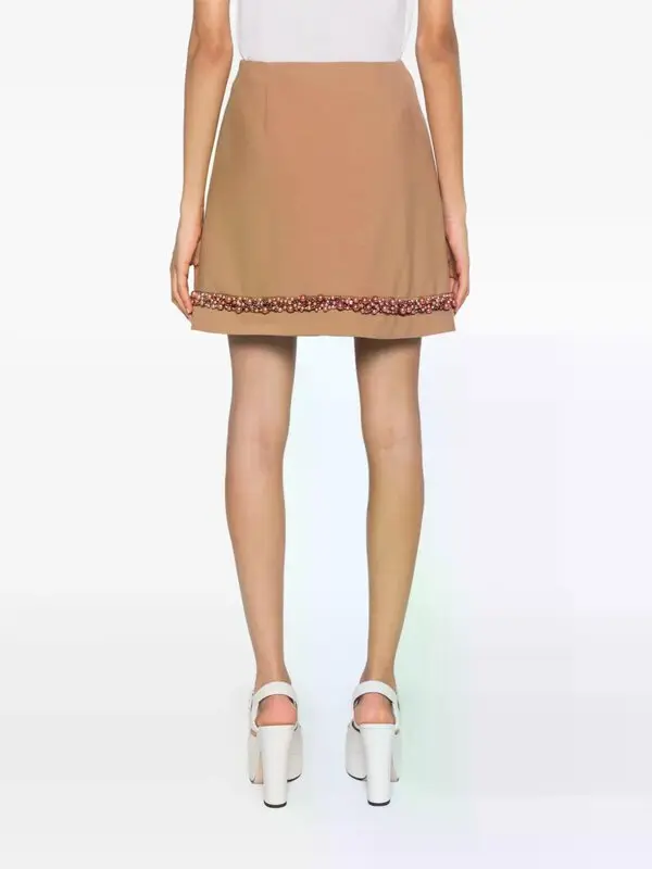 Viktor & Rolf Faux-pearl Embellished A-line Mini Skirt