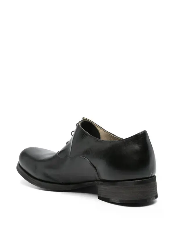MA+ Leather Oxford Shoes - Black