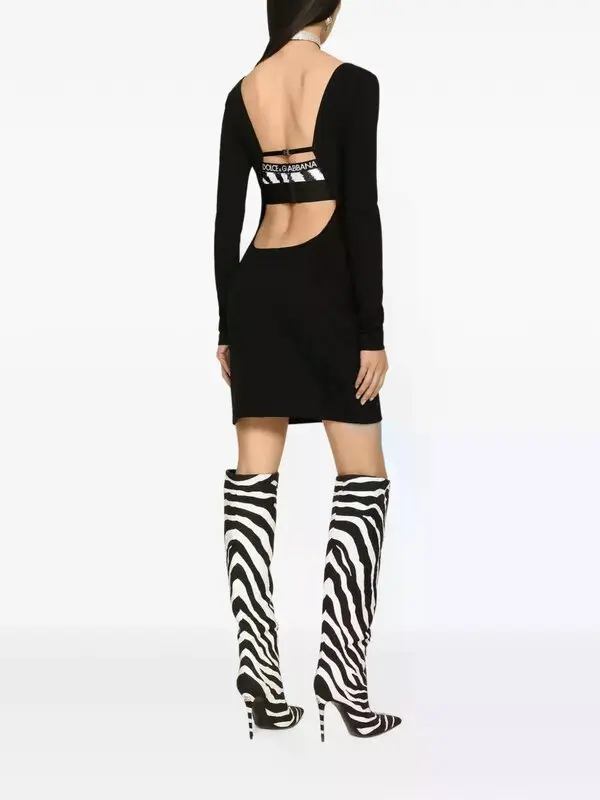 Dolce & Gabbana Punto Stoffa Knitted Mini Dress