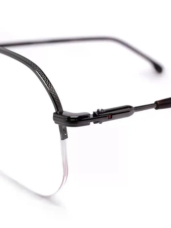 Carrera Eyewear Semi-rimless Square Glasses