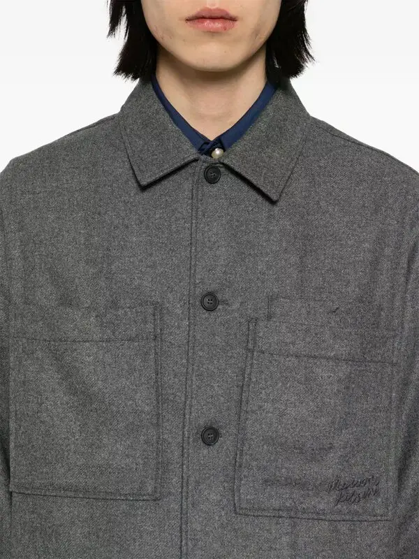 Maison Kitsuné Flannel Shirt Jacket