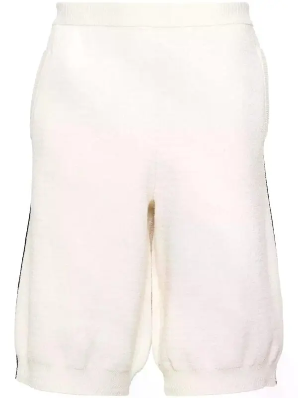 Gcds College Bouclé-knit Bermuda Shorts