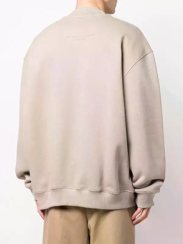 032C Maria-embossed Cotton Sweatshirt