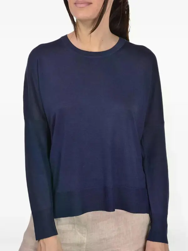 GRAN SASSO Fine-knit Top - Blue
