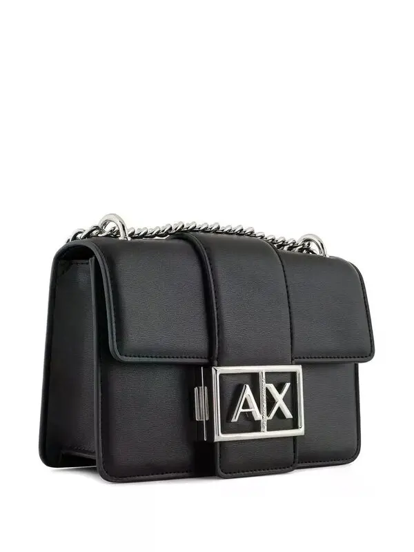 Armani Exchange Logo Plaque Crossbody Bag