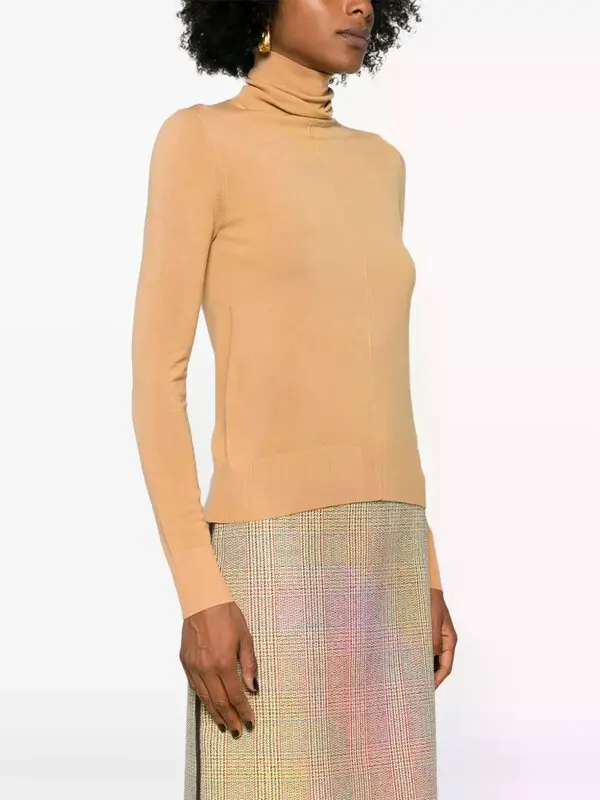 Chloé Logo Embroidered Wool Jumper