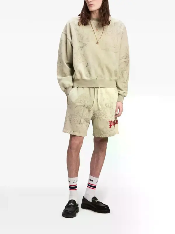Palm Angels Graphic-print Cotton Sweatshirt