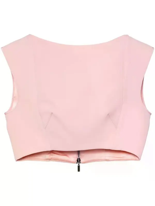 Maticevski Cap-sleeve Cropped Top