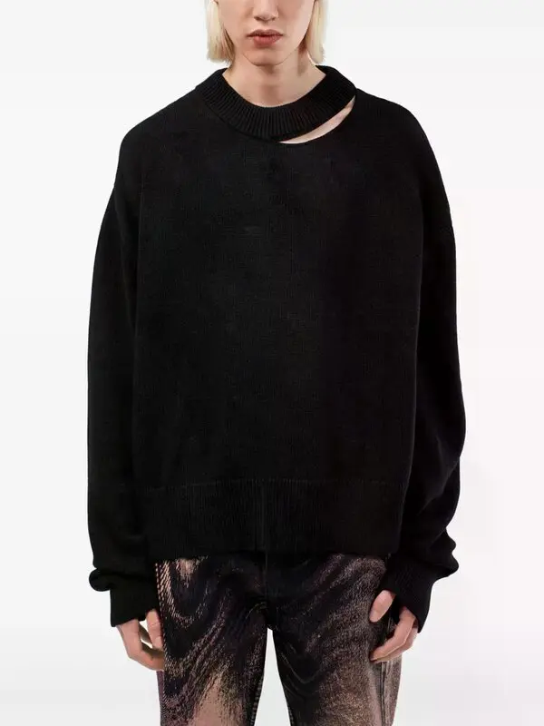 Camper Distressed Knit Sweater