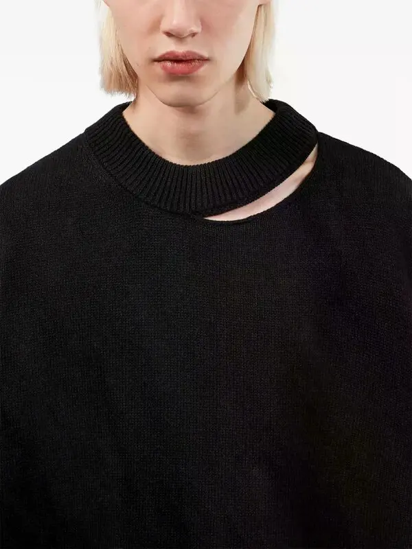 Camper Distressed Knit Sweater