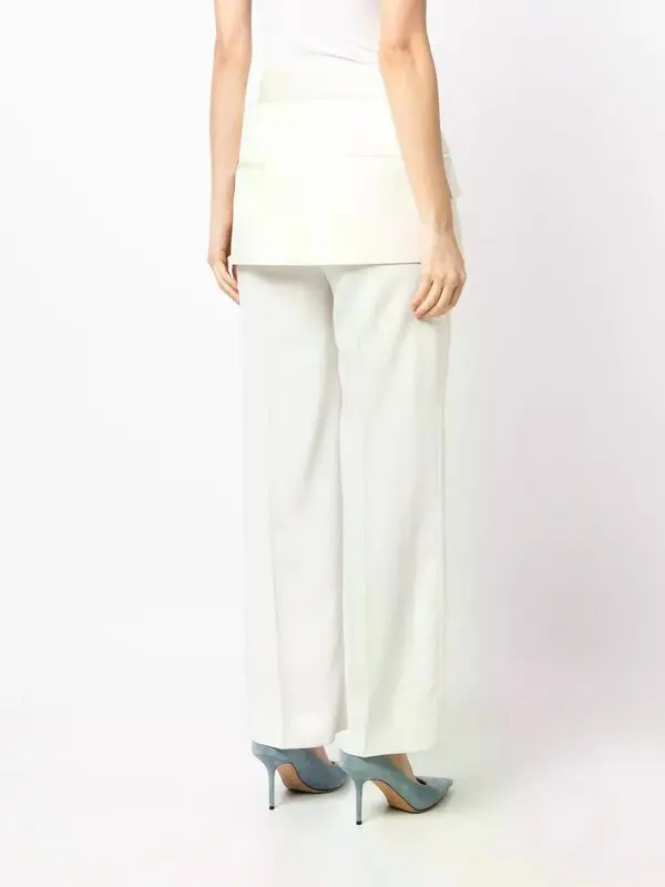 Dice Kayek High-waisted Peplum Belt Skirt