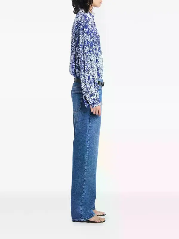 Proenza Schouler Abstract Print Shirt - Blue