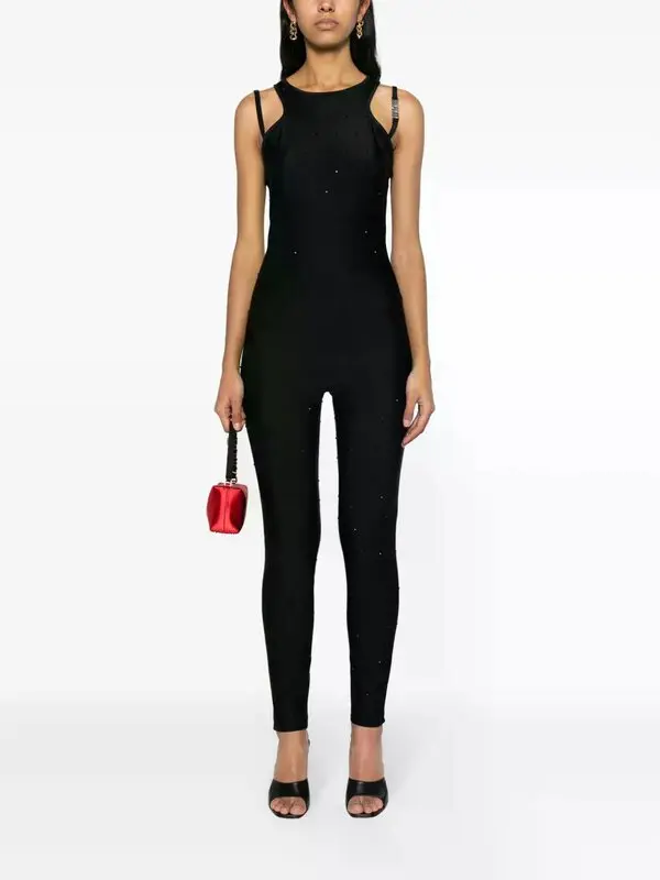 Versace Crystal-embellished Halterneck Jumpsuit