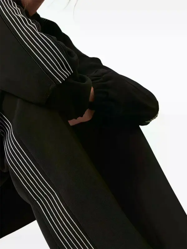 TWINSET Embroidered Crêpe Track Pants
