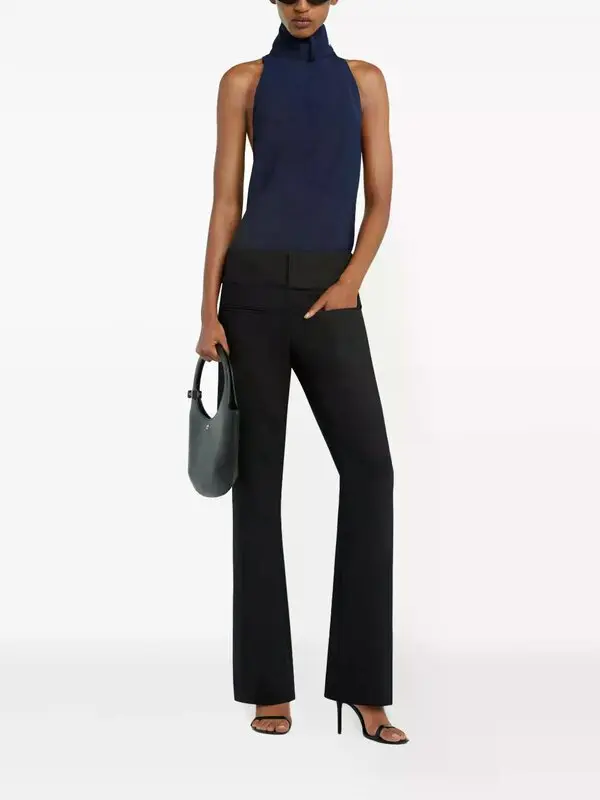COURREGES Sleeveless High Neck Top