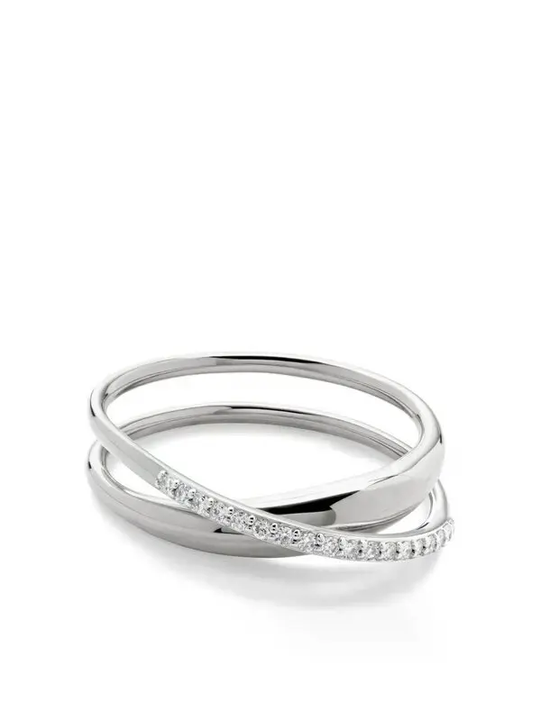 Monica Vinader Nura Wrap Ring - Silver