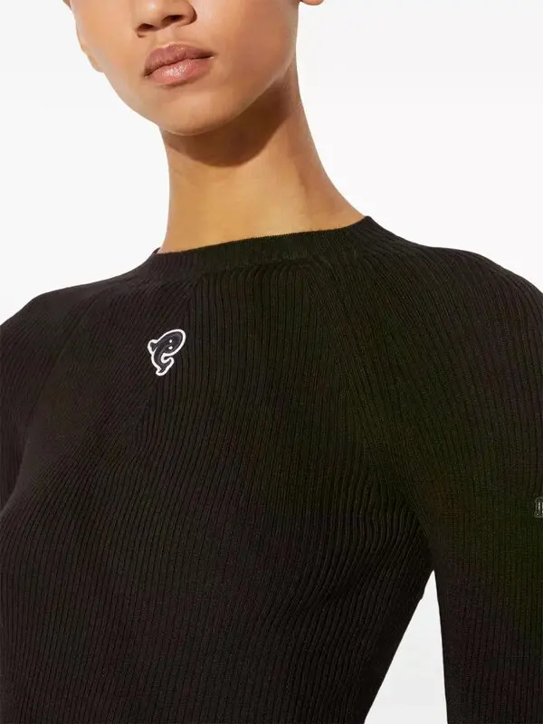 Emilio Pucci Ribbed Logo Jumper