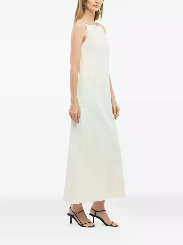Another Tomorrow Square Neck Slip Maxi Dress
