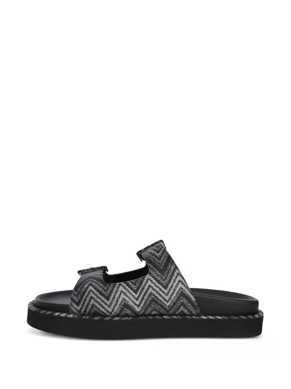 Missoni Zigzag Woven Sandals