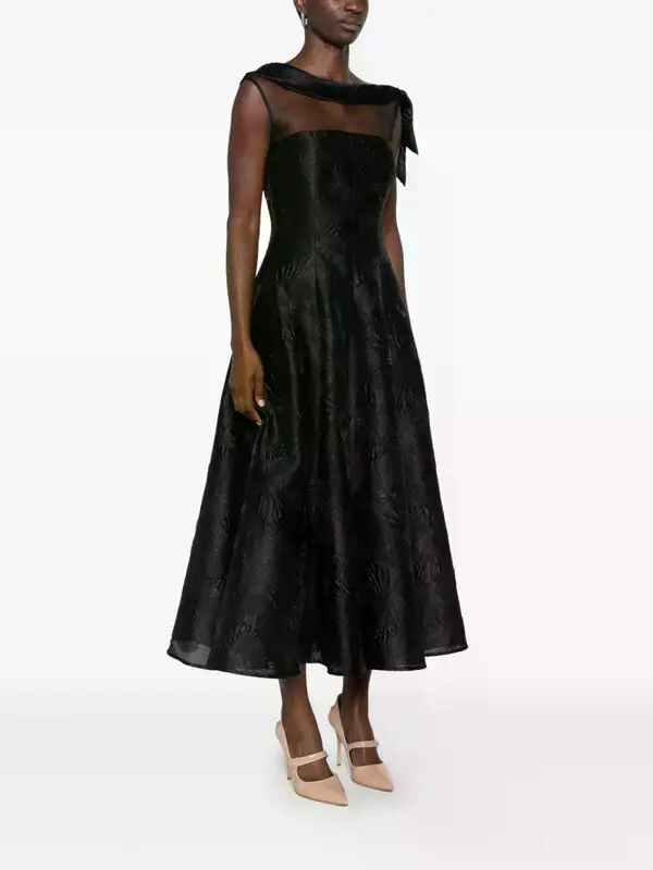 Talbot Runhof Modesta Midi Dress