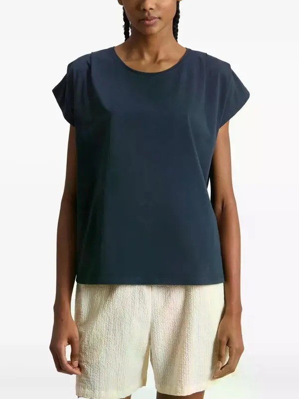 Woolrich Prussian Pleated T-shirt - Blue