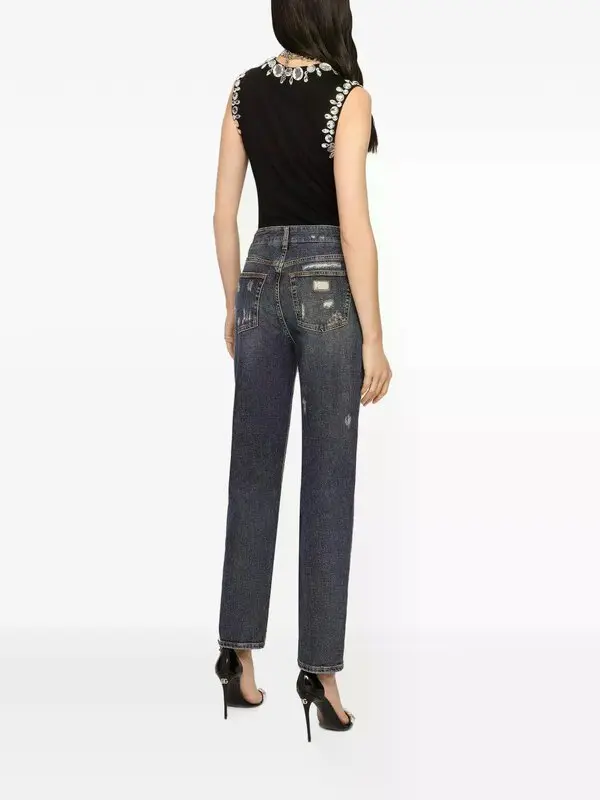 Dolce & Gabbana Distressed Boyfriend Jeans
