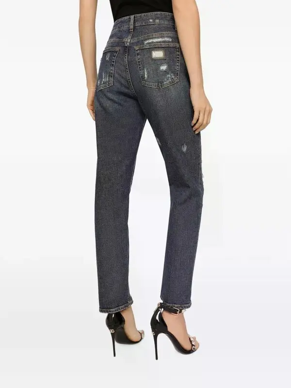 Dolce & Gabbana Distressed Boyfriend Jeans