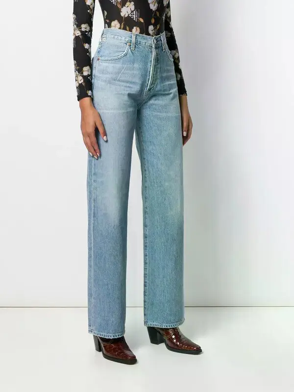 Citizens Of Humanity Tula Wide Leg Jeans - Blue