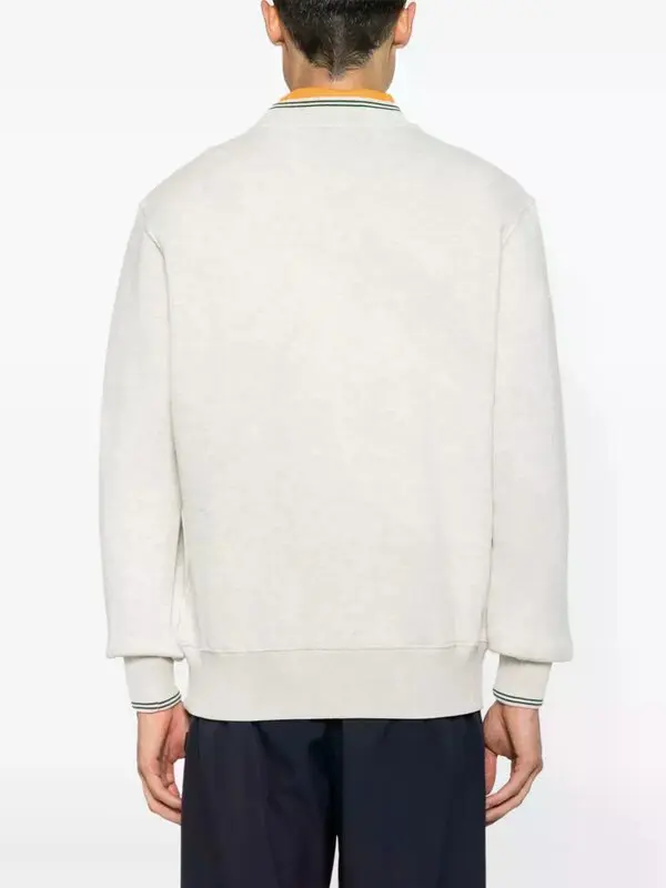 AUTRY Logo-print Cotton Blend Sweatshirt