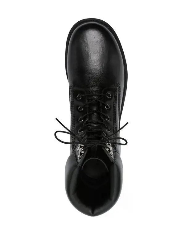 Givenchy 4g-motif Lace-up Leather Ankle Boots