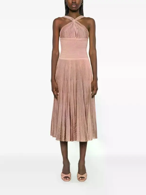 ANTONINO VALENTI Faial Midi Dress With Lurex Detailing