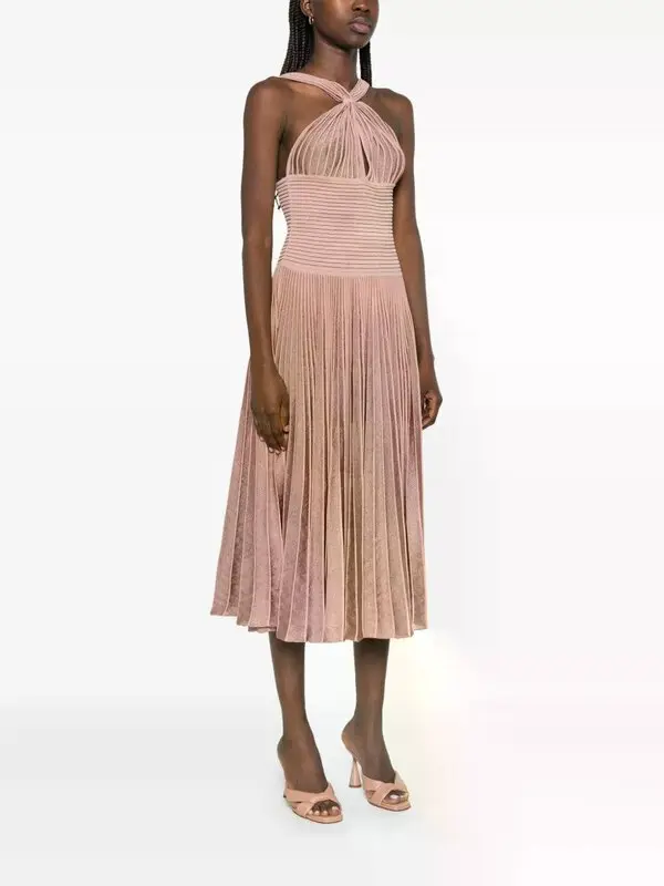 ANTONINO VALENTI Faial Midi Dress With Lurex Detailing