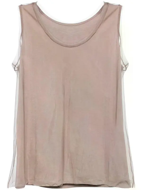 JNBY Mesh Detailing Sleeveless Top