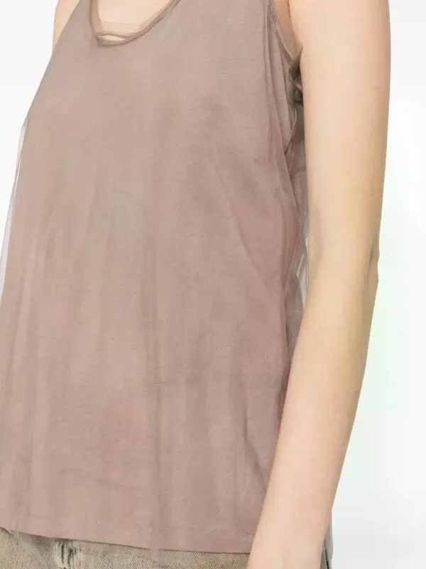 JNBY Mesh Detailing Sleeveless Top