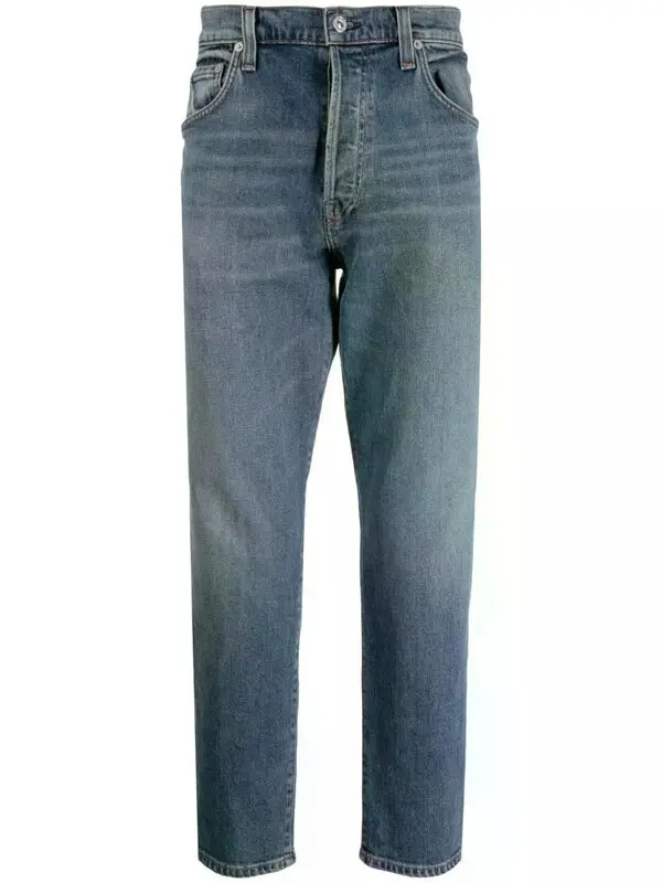Citizens Of Humanity Straight-leg Washed Denim Jeans - Blue
