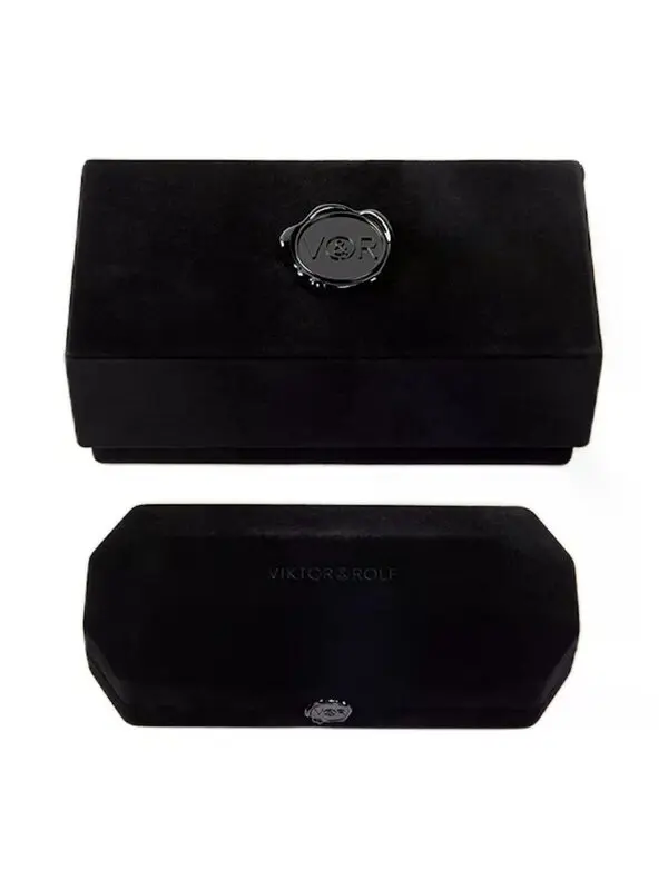 Viktor & Rolf Oval Frame Sunglasses - Black