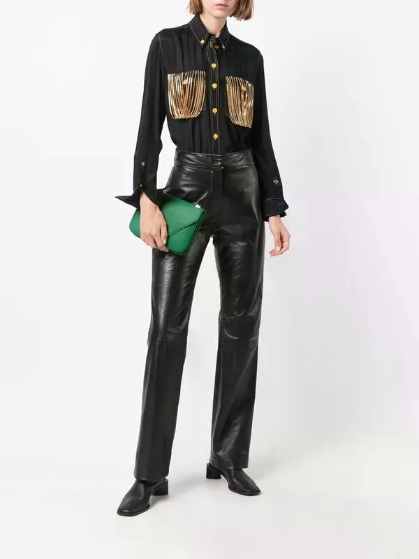 Burberry Chain Pocket Detail Shirt