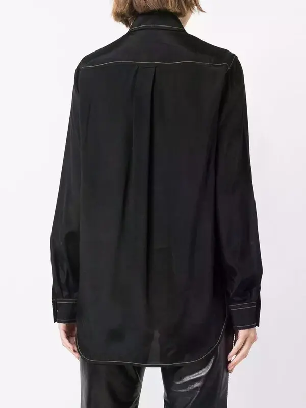 Burberry Chain Pocket Detail Shirt